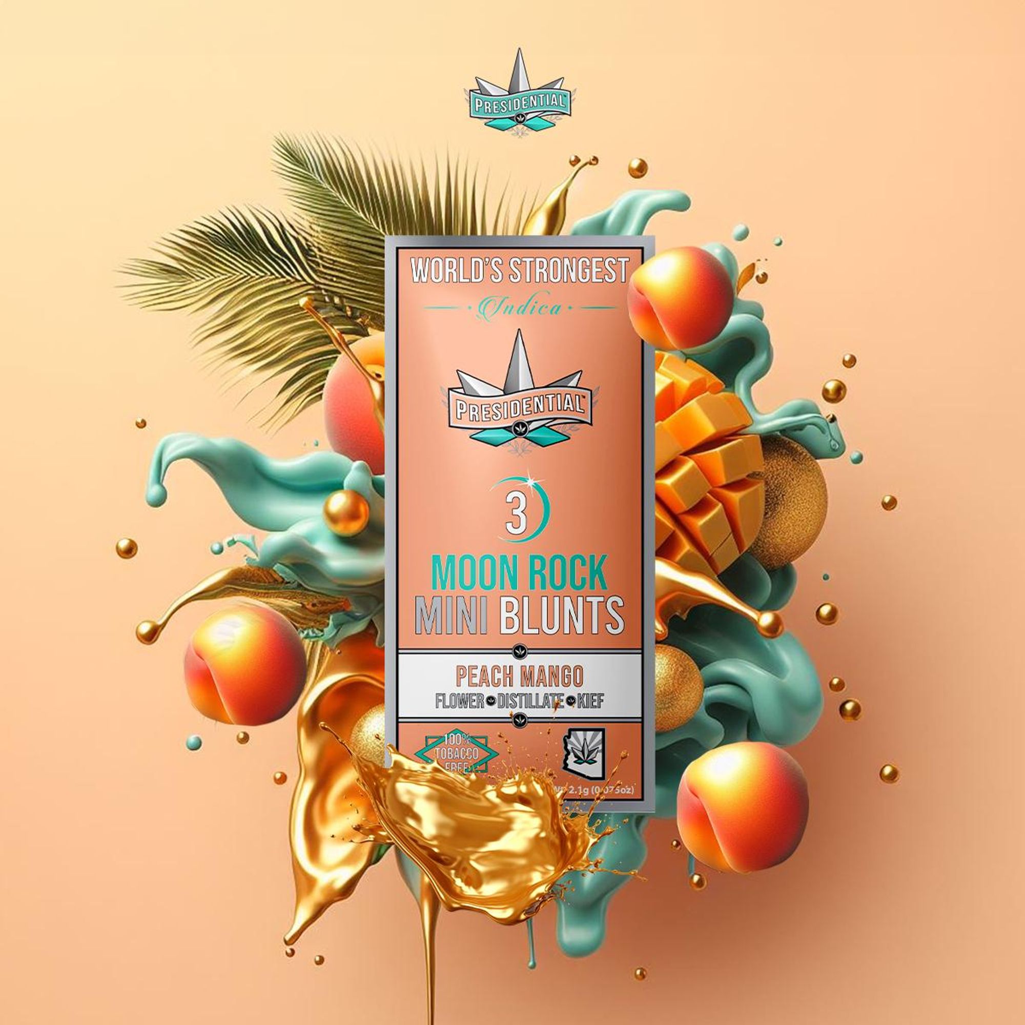 Presidential-Multi-Pack Infused Blunt-Peach Mango